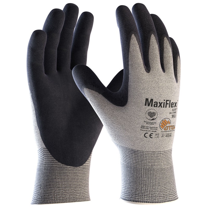MaxiFlex Elite Ultra ESD Gloves 34-774B - Gloves.co.uk