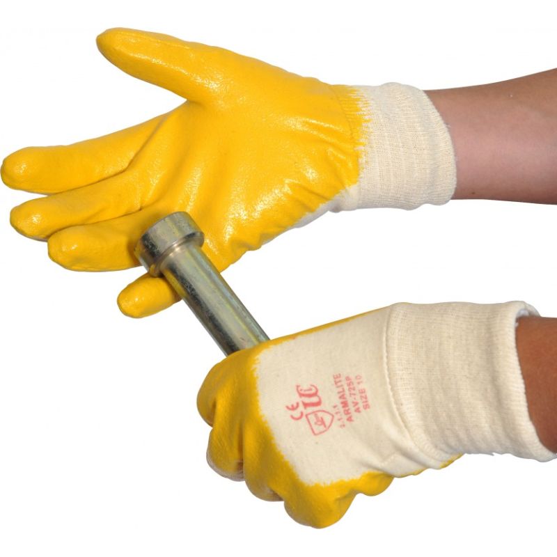Armalite AV725P Yellow Packing Gloves - Gloves.co.uk