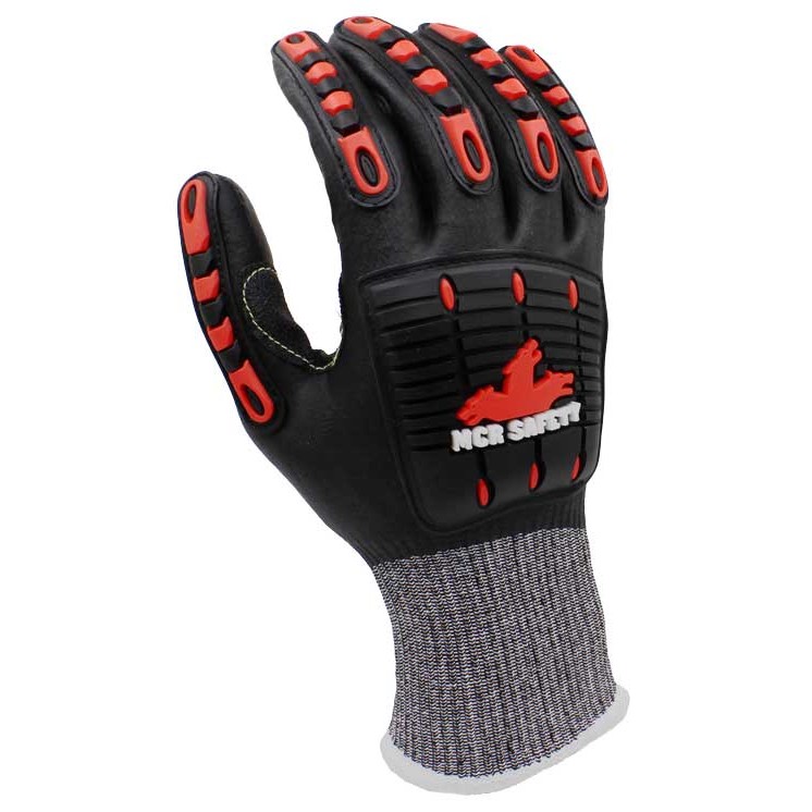 MCR IP1052NF Black TPR Impact Protection Gloves - Gloves.co.uk