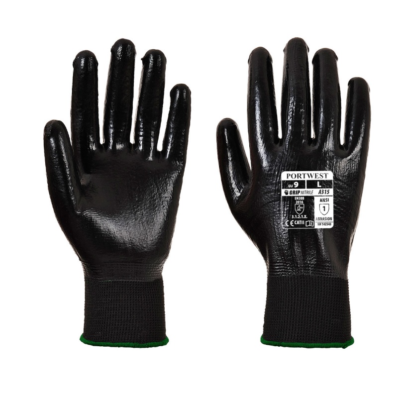 Portwest Nitrile Foam Coated Handling Gloves A315 - Gloves.co.uk