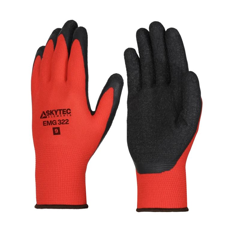 Skytec EMG322 Tactile Lint-Free Gloves Red - Gloves.co.uk