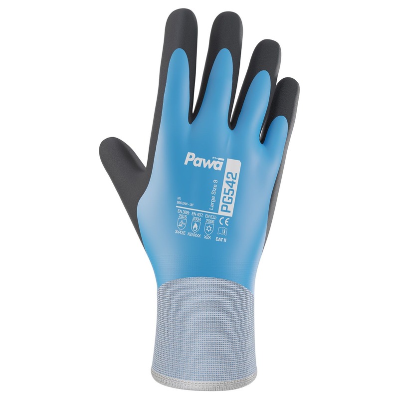Pawa PG542 Water-Resistant Thermal Gloves - Gloves.co.uk