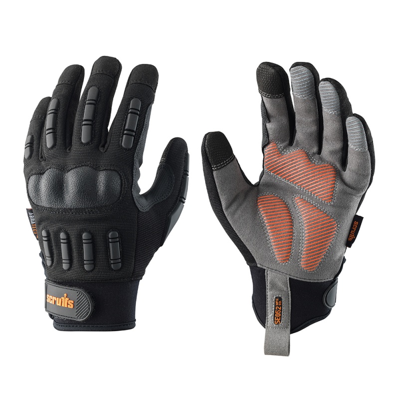 Scruffs Trade Shock Impact Touchscreen Work Gloves - Gloves.co.uk