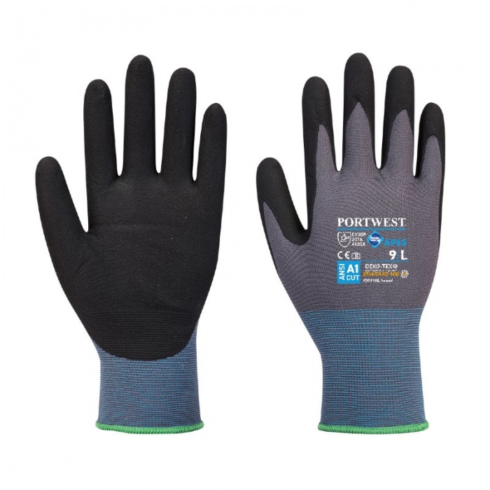 Portwest Nitrile Red/Black Grip Gloves A310R8R - Gloves.co.uk