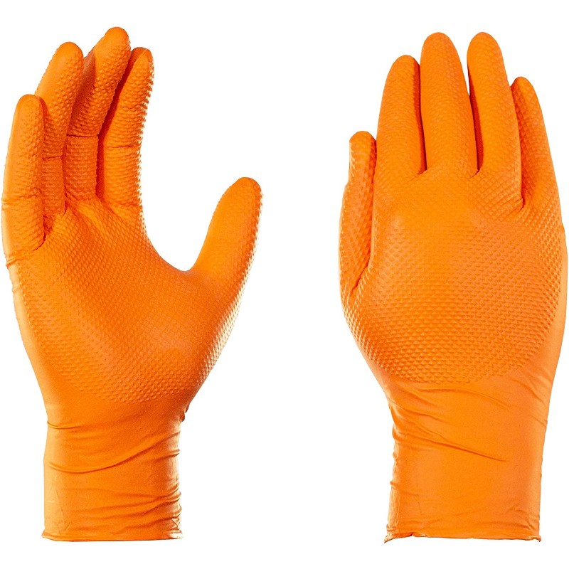 Orange Disposable Gloves - Gloves.co.uk